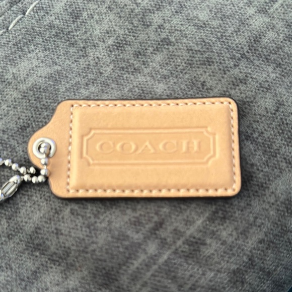 Coach | Accessories | Coach Tan Leather Tag | Poshmark